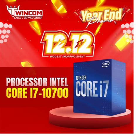 Jual PROCESSOR INTEL CORE I7-10700 BOX | Shopee Indonesia
