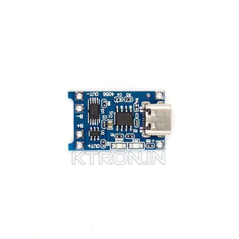 Buy TP Battery Charging Module Type C With Protection For Li Ion Battery KTRON India