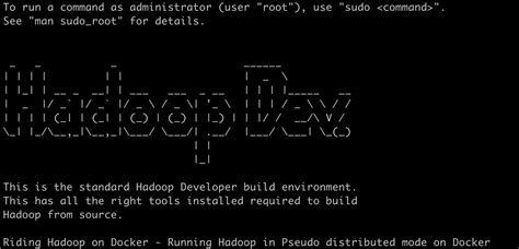 Riding Hadoop On Docker Running Hadoop In Pseudo Distributed Mode On