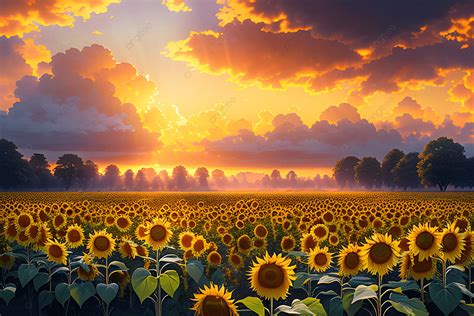 아름다운 구름을 울고 눈 공 눈물과 해바라기의 필드 눈알이 있는 해바라기 밭 해바라기 밭 아름다운 구름 아름다운 구름이 우는 해바라기 밭 배경 일러스트 및 사진 무료