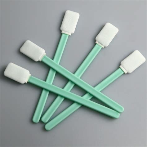 125mm Knitted Rectangle Toc Analysis Polyester Sampling Validation Swab