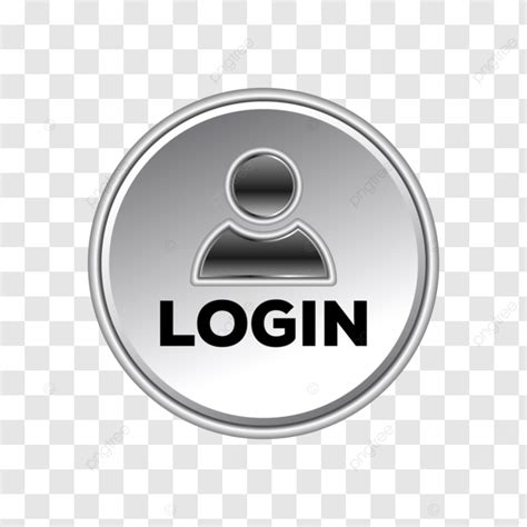 User Profile Login Icon In Silver Color Access Authentication Vector