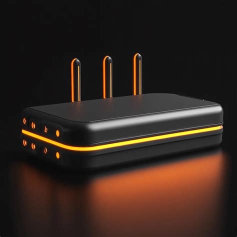 3d Router Icon Connects Networks And Directs Data Illustration Logo