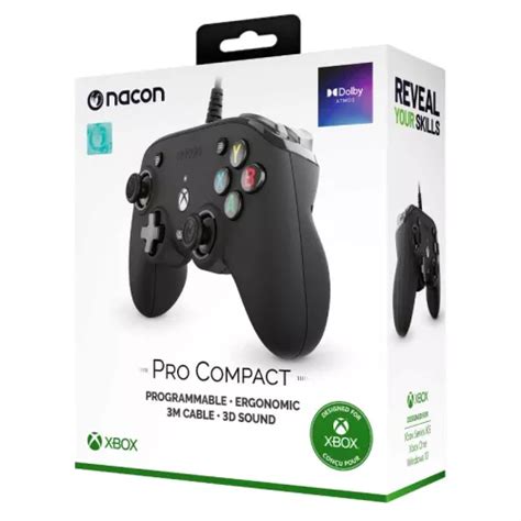 Nacon Official Pro Compact Controller Black