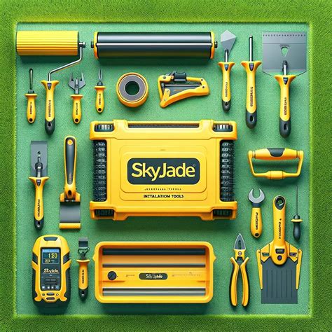 Artificial Turf Installation Tool Kit Nine Piece Set Skyjade Sports