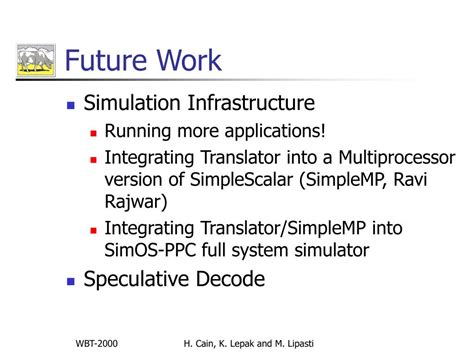 Ppt A Dynamic Binary Translation Approach To Architectural Simulation