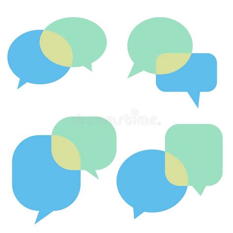 Speech Bubble Online Chat Bubble In Vector Illustration Doodle Cartoon For Social Media Speak