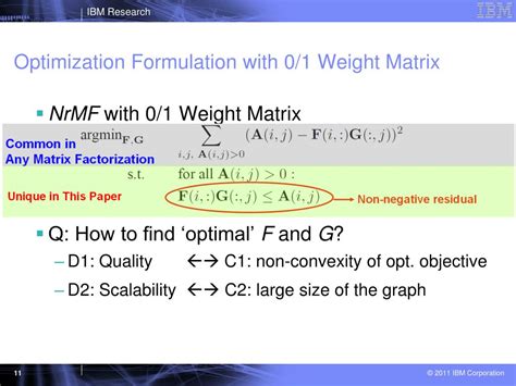 PPT Non Negative Residual Matrix Factorization W Application To Graph Anomaly Detection