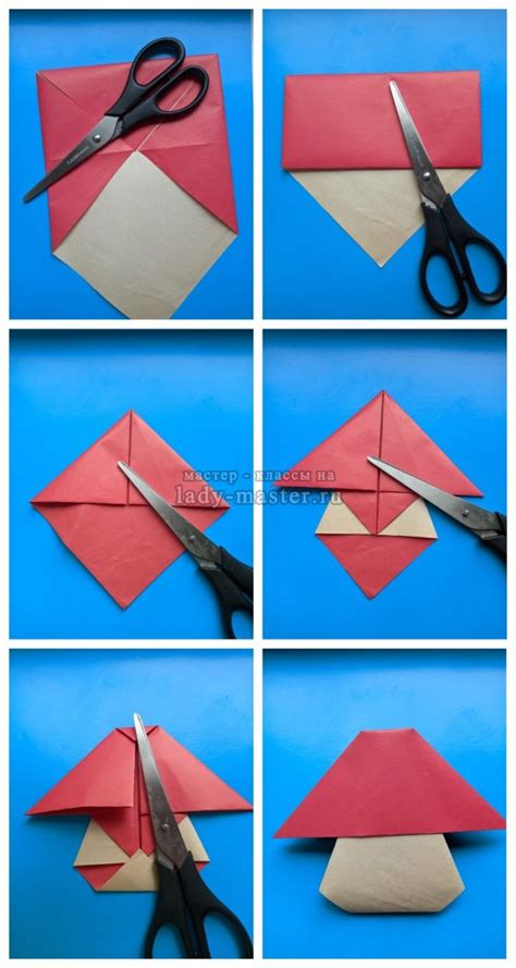 Аппликация грибы идеи шаблоны и мастер классы для детей в детском саду и школе