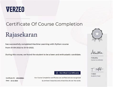 Rajasekaran M On Linkedin Completed Basics In Machine Learningmoving To Advance😁