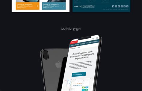 Oracle Product Page On Behance
