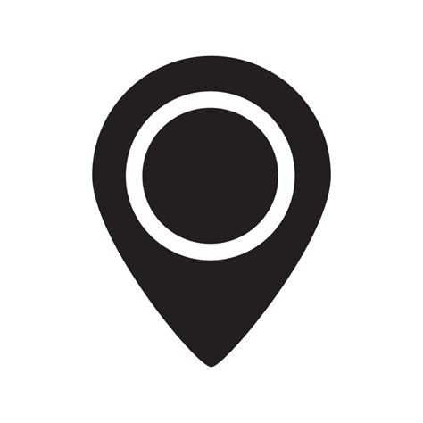 Location Icon Gps Pointer Icon Map Locator Sign Pin Location Line Art Style 19986394 Png
