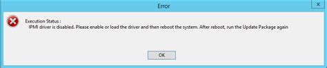 Dell Poweredge Bios Failed Due To Ipmi Driver Faultbucket