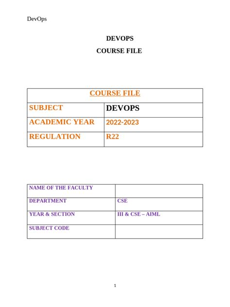 Devops Full Notes Pdf Engineering Unit Testing