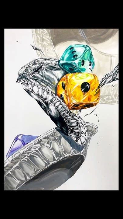 🎲주사위은박접시 주제부연출🎲주사위 주사위기초디자인 기초디자인 개체묘사 주제부연출 주제부묘사 입시미술 입시미술학원 노량진 노량진창조의아침 미술