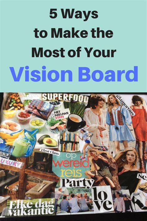Make The Most Of Your Vision Board In 2018 Happiness Habits Personal Goal Setting Vision Board