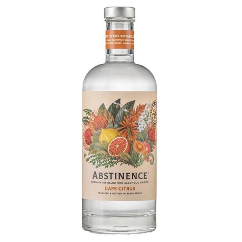 Abstinence Spirits Cape Floral Non Alcoholic Alternative Gin 750ml