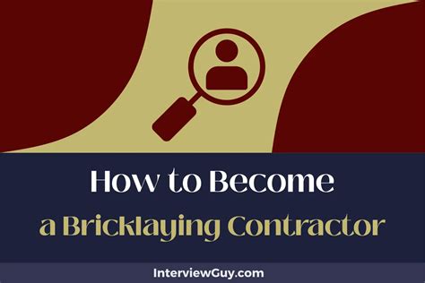 How To Become A Bricklaying Contractor Profit In Every Pile