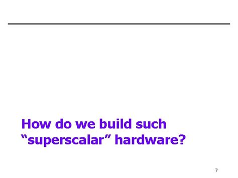 Cs 3014 Computer Architecture Superscalar Pipelines Slides Developed