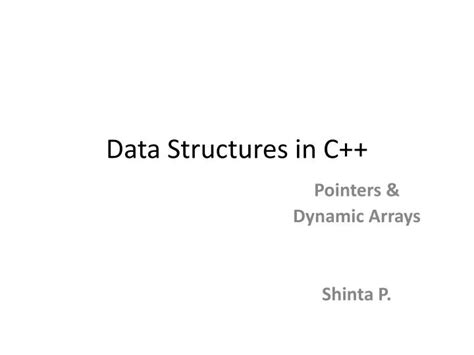 Ppt Data Structures In C Powerpoint Presentation Free Download