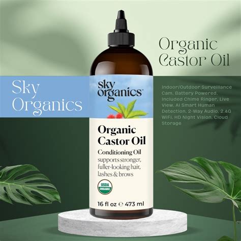 Sky Organics Organic Castor Oil Yen Electronics