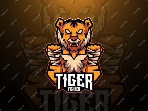 Premium Vector Bad Tiger Mascot Logo Vector