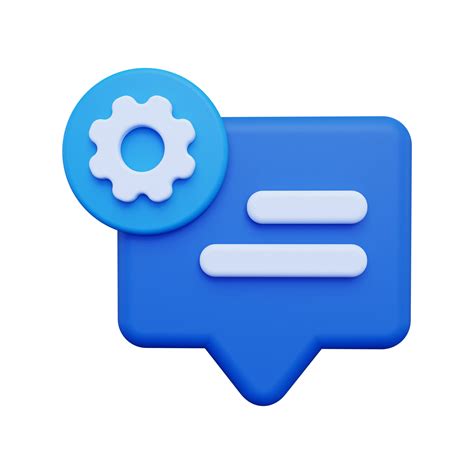 3d Message Settings Icon 10872168 Png