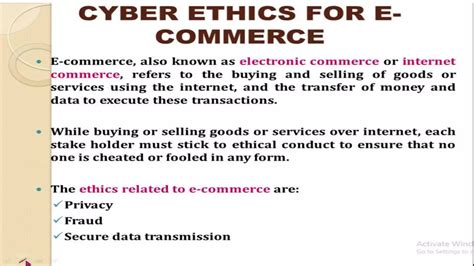 Cyber Ethics Ppt
