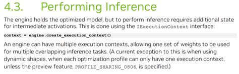 how to use the multiple execution contexts of trt engine in parallel