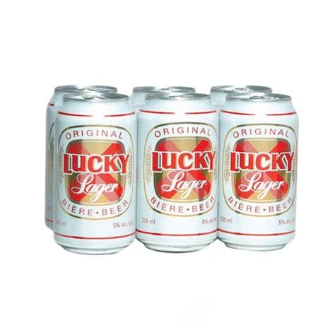 Lucky Lager 6 Can Urban Cellars Moose Jaw