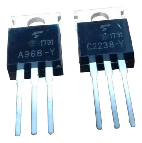 Transistor Par 2sa968 2sc2238 4 Pares A968 C2238 Casado Mercadolivre