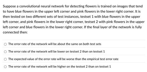 Solved Suppose A Convolutional Neural Network For Detecting
