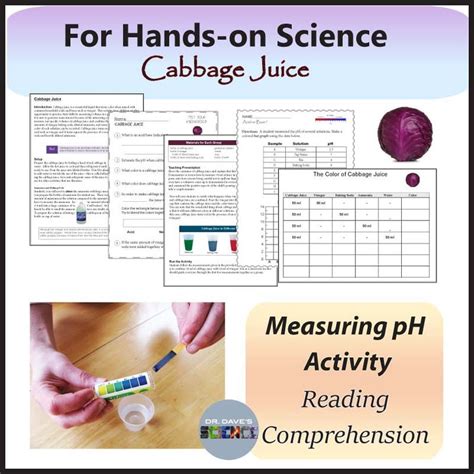 Acids Bases And Ph Scale Lab Activities Reading Comprehension Worksheets Etsy
