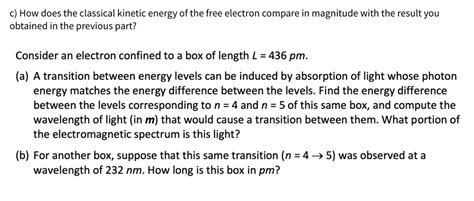 Answered Consider An Electron Confined To A Box… Bartleby