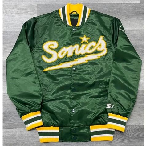 Starter Nba Youth Seattle Supersonics Jacket Jacket Makers