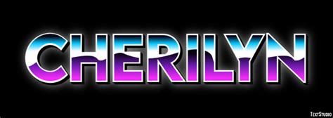 Cherilyn Text Effect And Logo Design Name