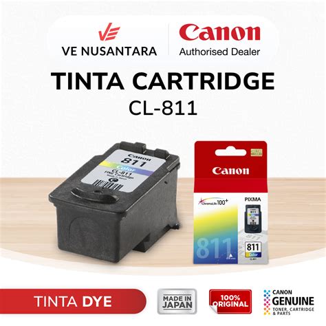 Jual Tinta Original Canon 811 Color Cl811 Tinta Canon Ip2770 Mp258