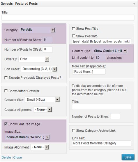 add featured widgets to genesis 2 0 sample themes home page