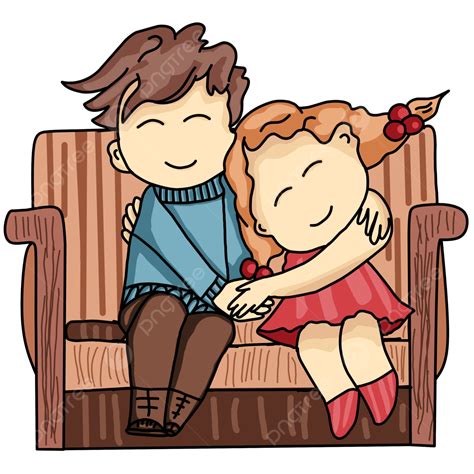 로맨틱 발렌타인 커플 그림 로맨틱 애인 커플 Png 일러스트 및 이미지 에 대한 무료 다운로드 Pngtree