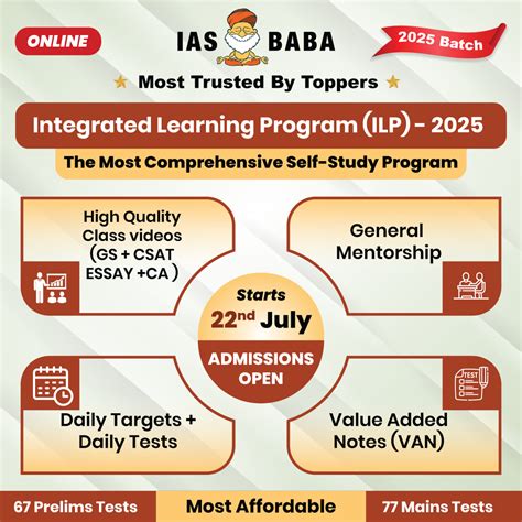 [new Batch] Ilp 2025 Integrated Learning Program The Most Comprehensive And Trusted 365 Days