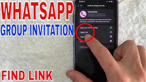How To Find WhatsApp Group Invitation Link 🔴 - YouTube