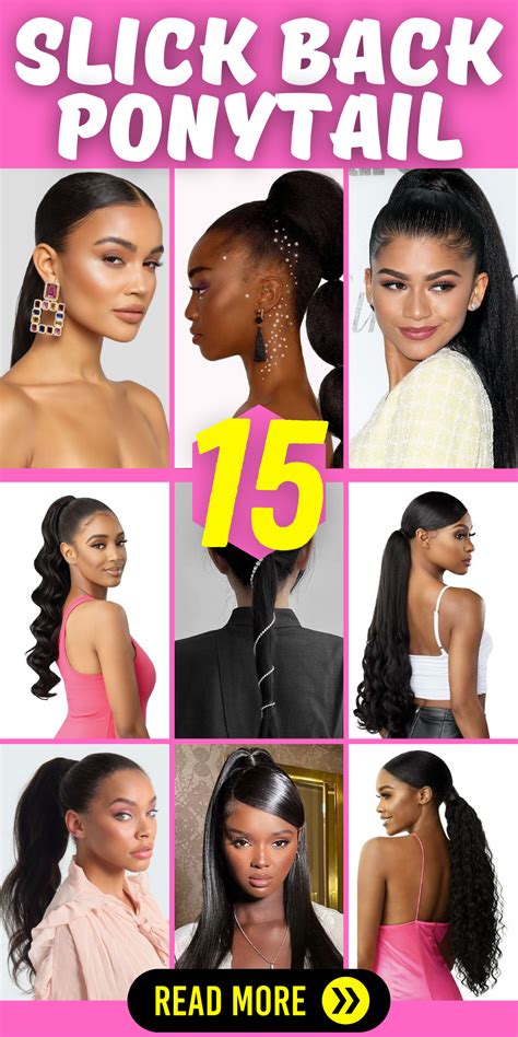 15 Slick Back Ponytail Ideas For A Sleek And Stylish Look Sleek Ponytail Hairstyles Slicked
