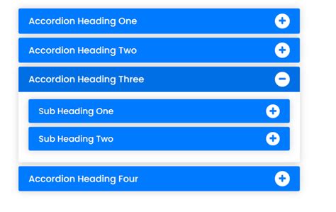Responsive Accordion Menu Using HTML And CSS Free Source Code