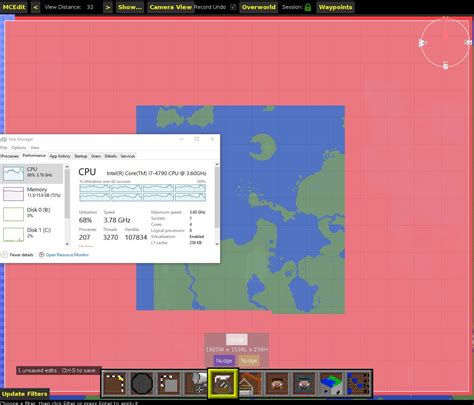 Why Doesnt Mcedit Bother To Use More Resources Mcedit