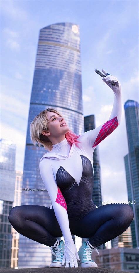 Spider Gwen Spider Gwen Spiderman Cosplay Spider Gwen Cosplay