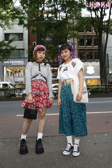 Harajuku Street Snap 107 パンク系＆古着系の2人はスカートがヒョウ柄合わせ♪ Kera Style [ケラ！スタイル]