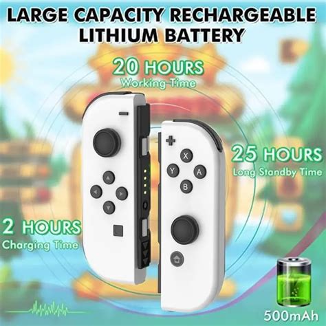 이중 진동깨우기스크린샷 기능이 있는 스위치 무선 컨트롤러용 교체 조이콘 Temu South Korea