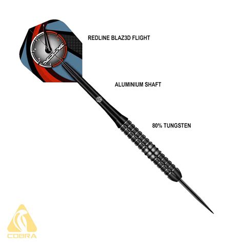 Shot Redline Blaz3d Steel Tips Dart Cobra Sports Sdn Bhd