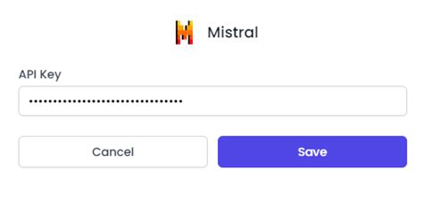 how to set up the mistral ai api key in ai content labs