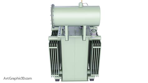 Industrial Distribution Power Transformer 3d Model Download